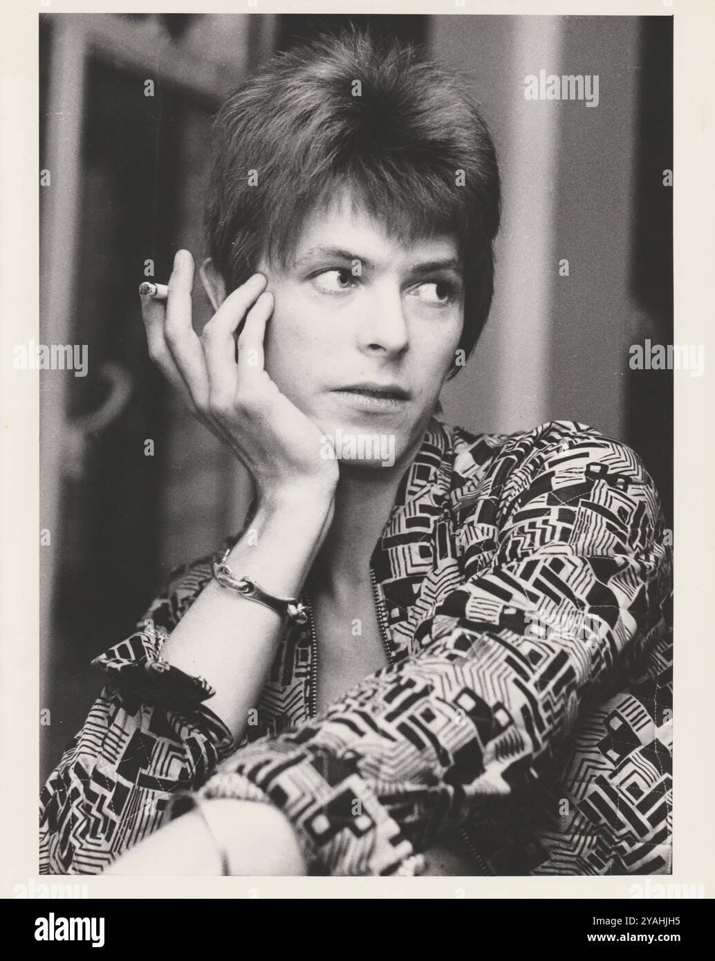David Bowie By Photographer Barry Wentzell 1973 Stock Photo - Alamy