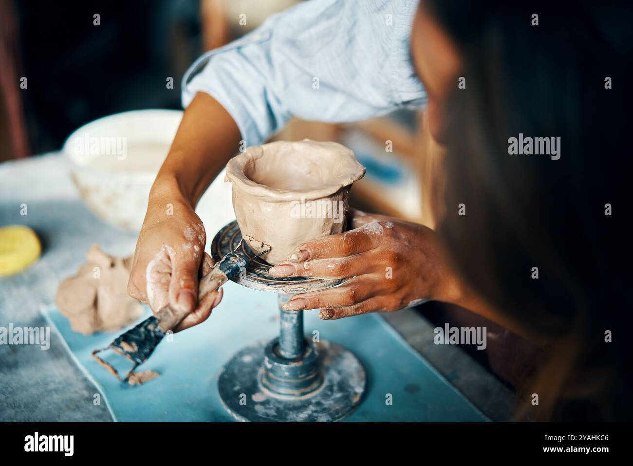 Mastering art pottery close up hi-res stock photography and images - Alamy