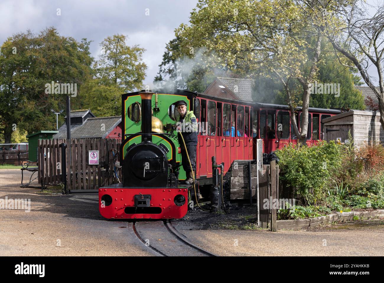 Bressingham Steam Museum & Gardens where huge electric pylons were ...