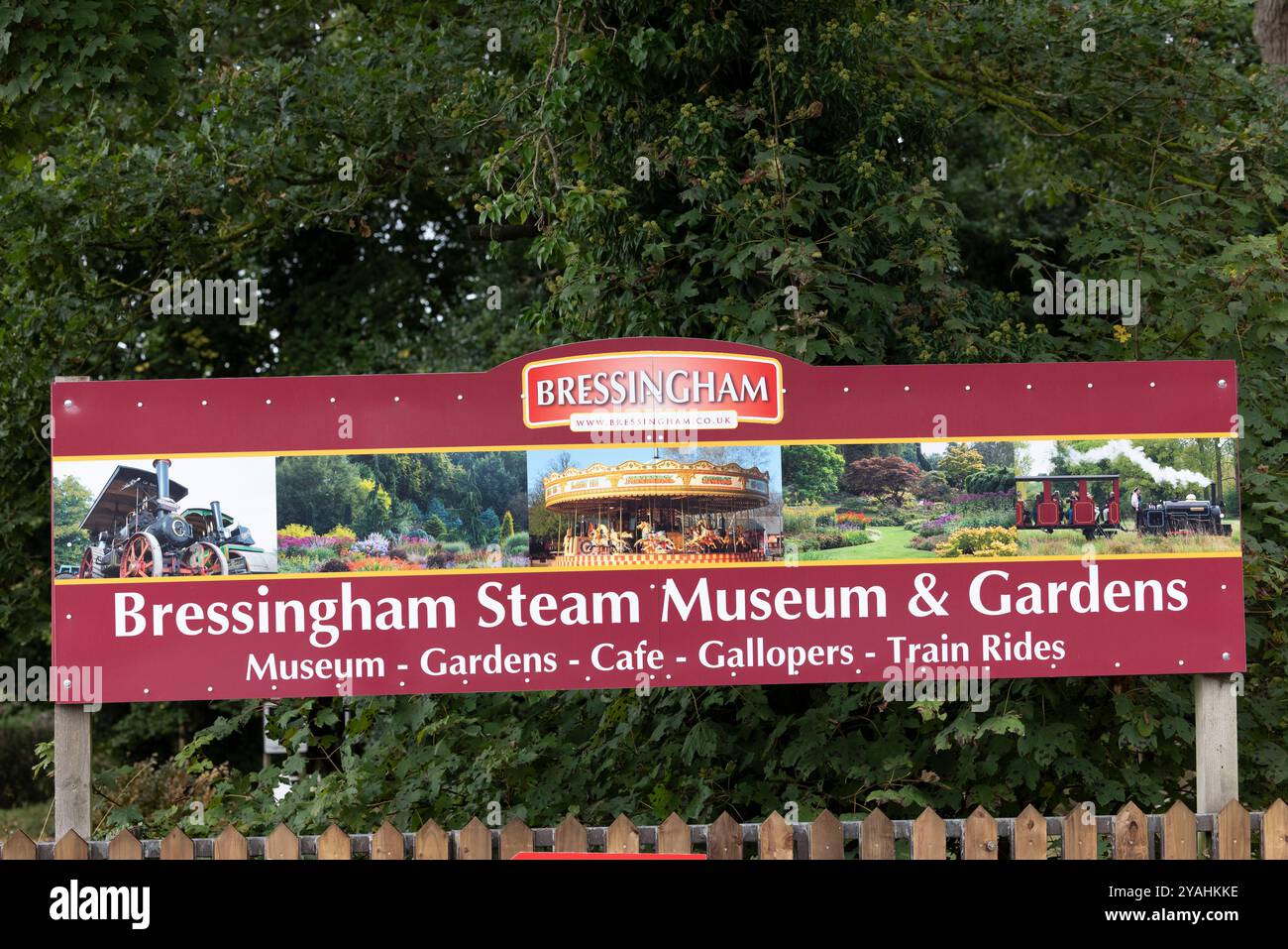 Bressingham Steam Museum & Gardens where huge electric pylons were ...
