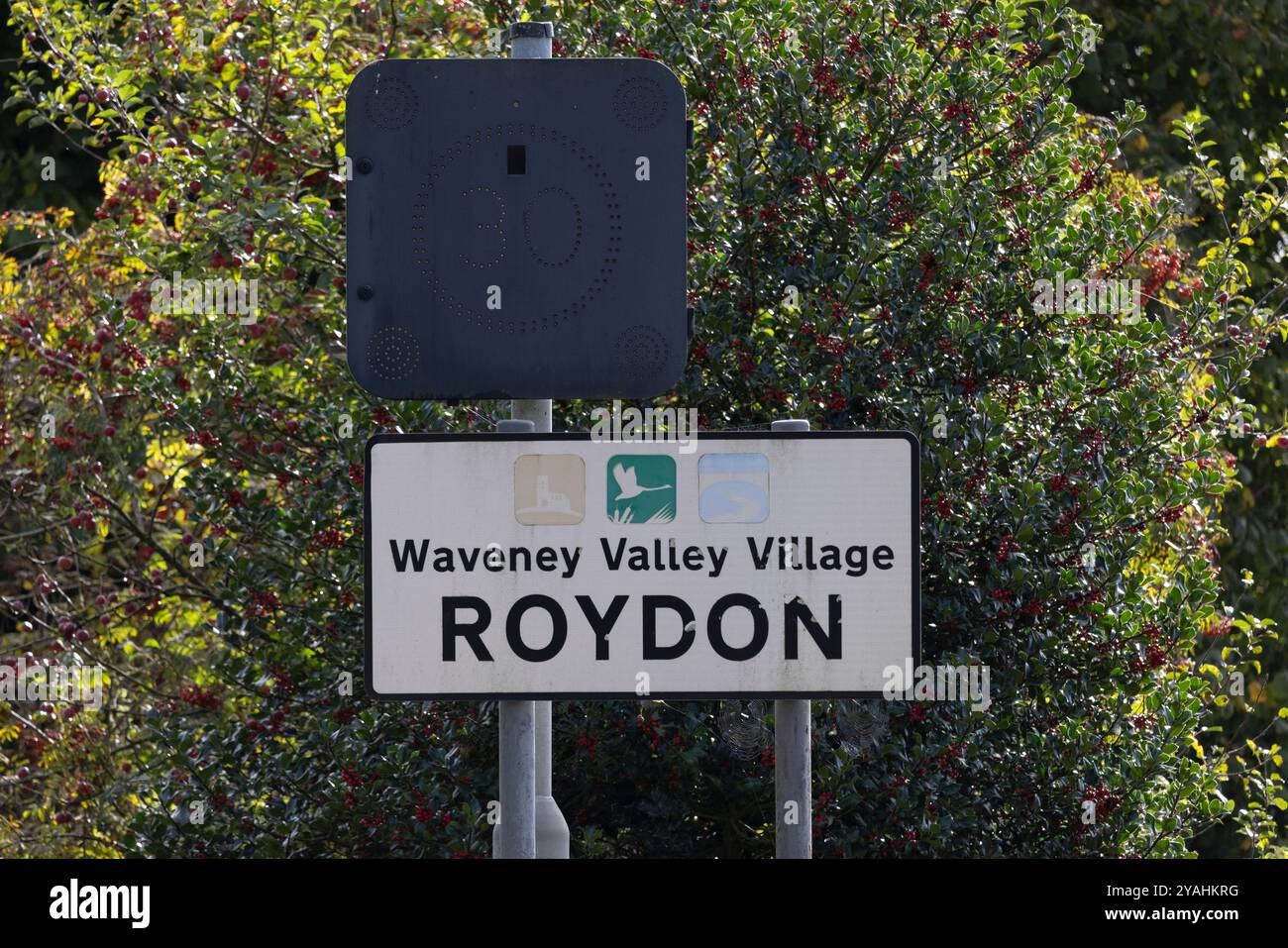Roydon near Diss, in the Waveney Valley, where National Grid plans to ...
