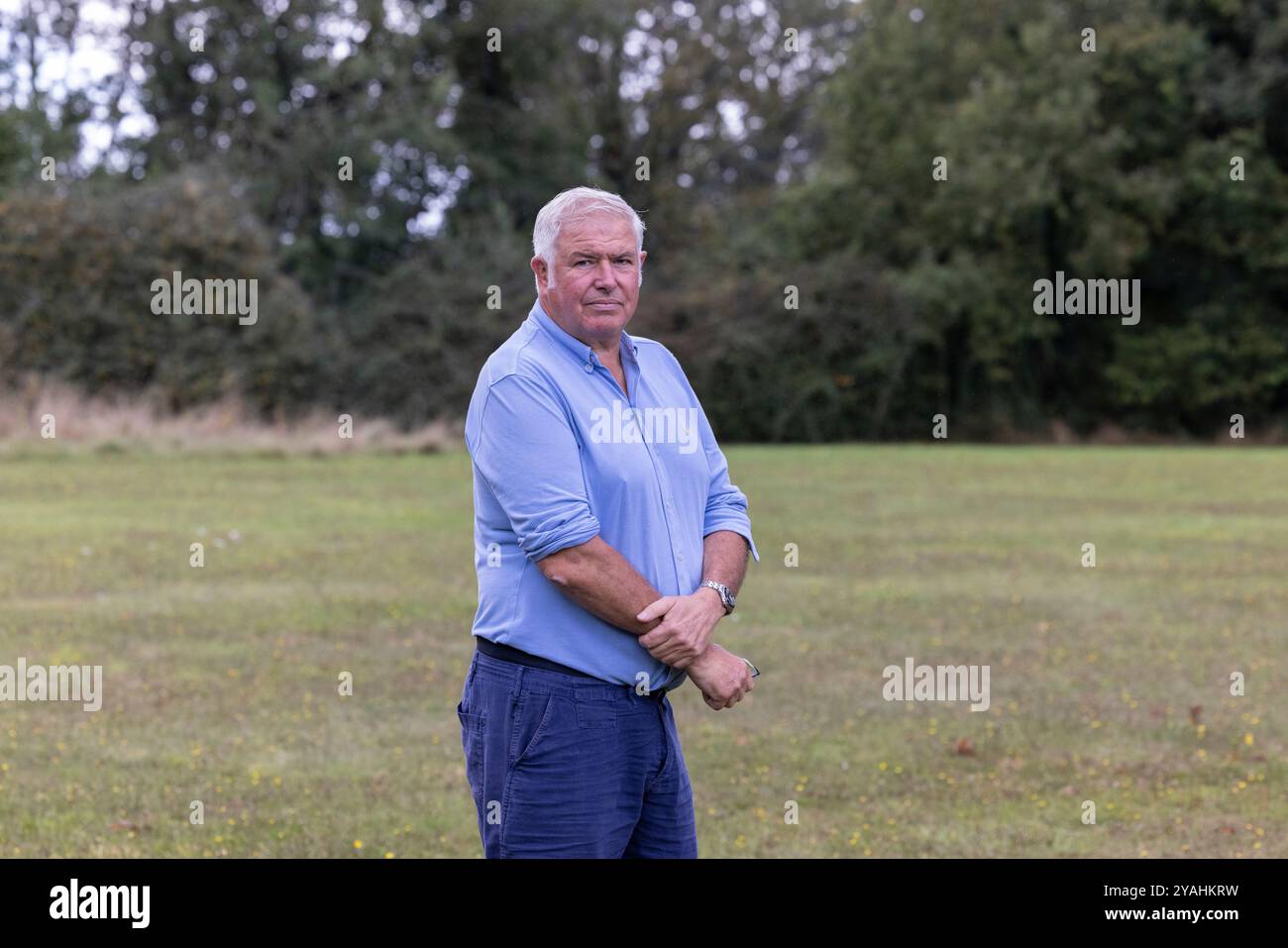 Fraser Duffin, local resident in Roydon, nr Diss, where Electric Pylons ...