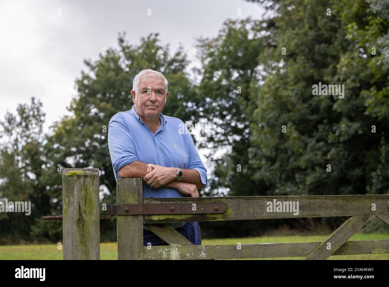 Fraser Duffin, local resident in Roydon, nr Diss, where Electric Pylons ...