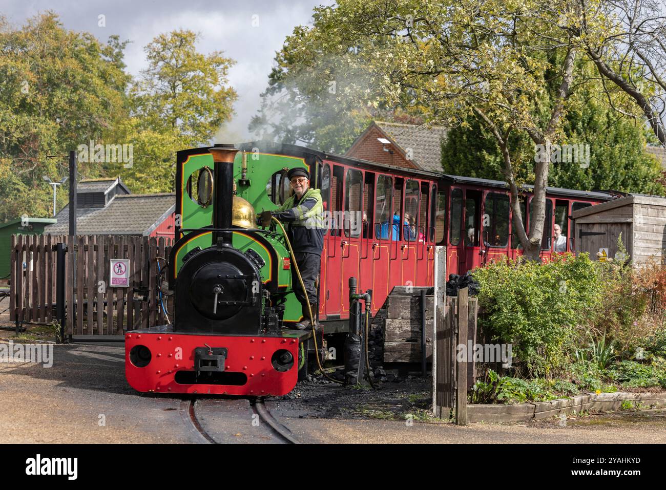 Bressingham Steam Museum & Gardens where huge electric pylons were ...