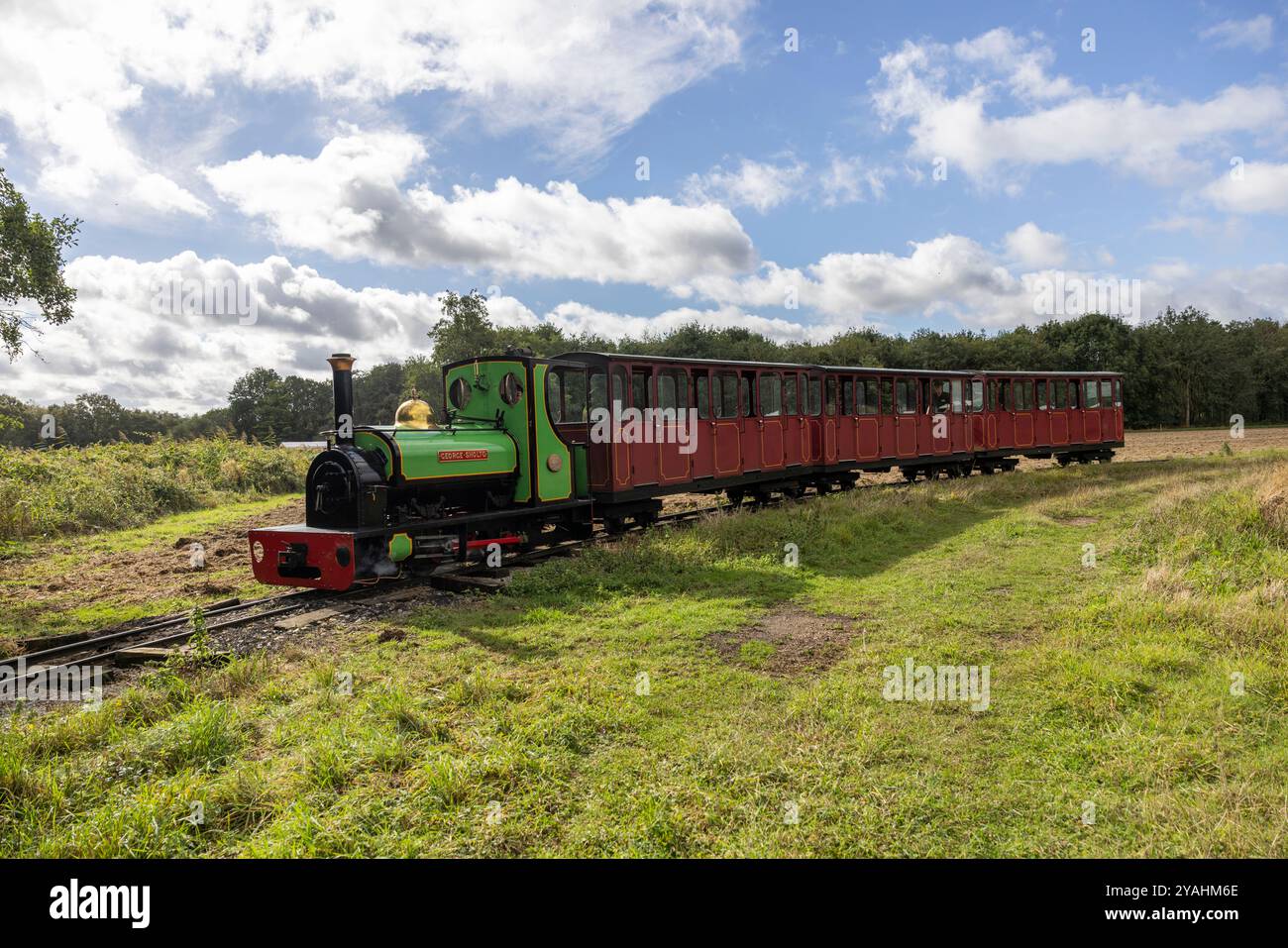 Bressingham Steam Museum & Gardens where huge electric pylons were ...