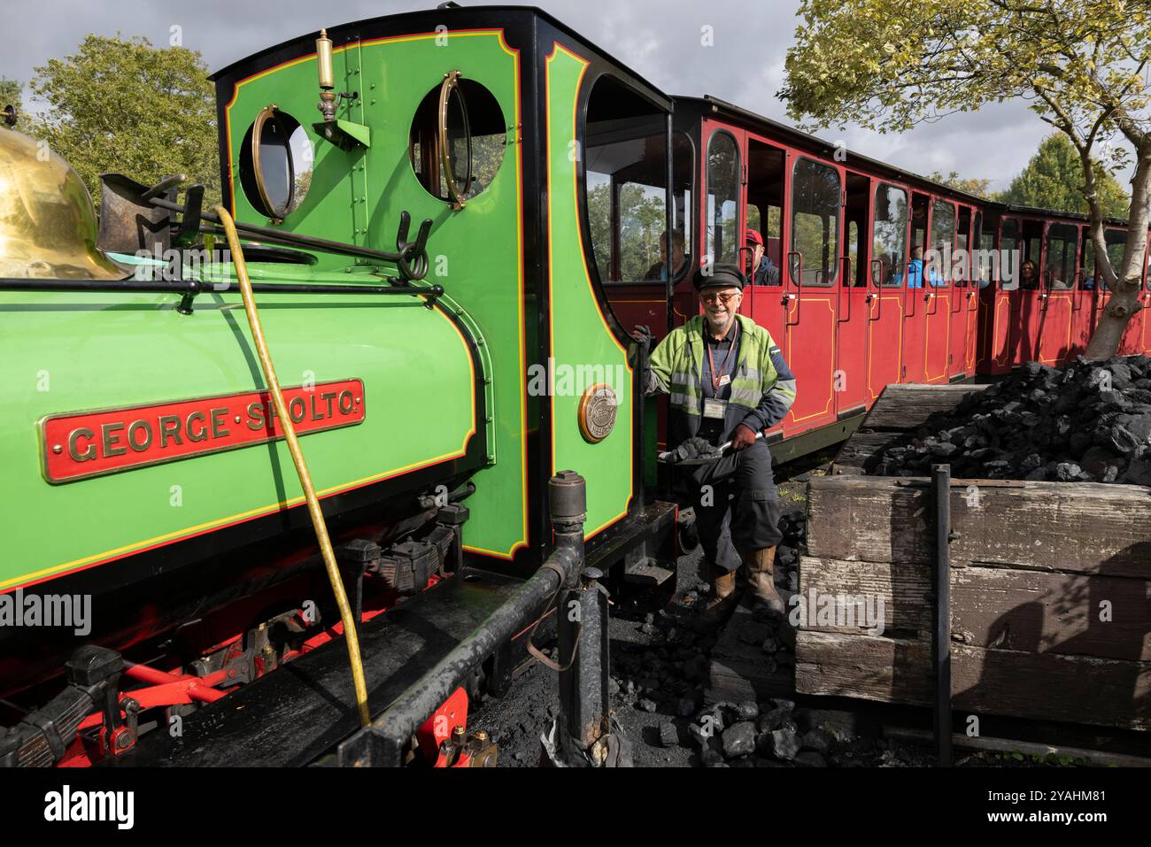 Bressingham Steam Museum & Gardens where huge electric pylons were ...