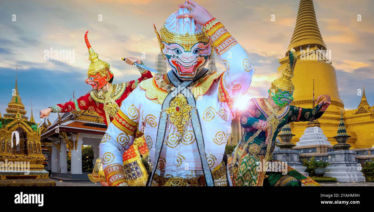 Khon Masked Dance in Thailand, a UNESCO Intangible Cultural Heritage ...