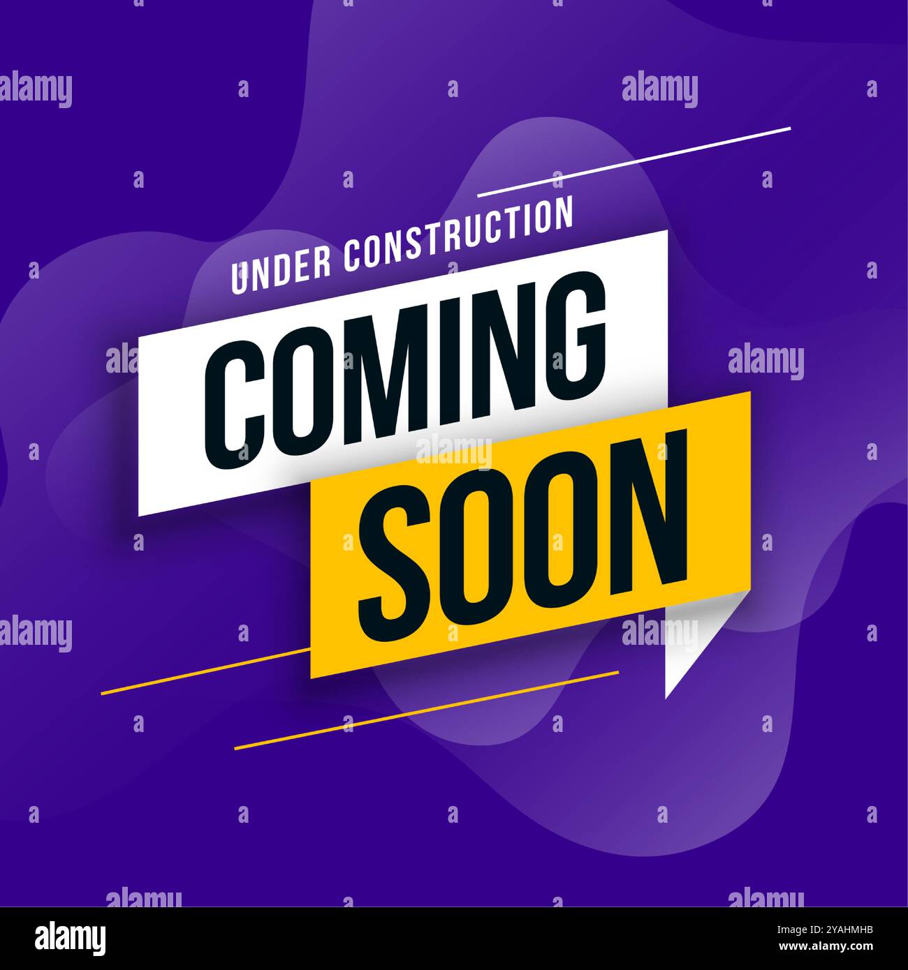 coming soon under construction poster for social media post vector ...