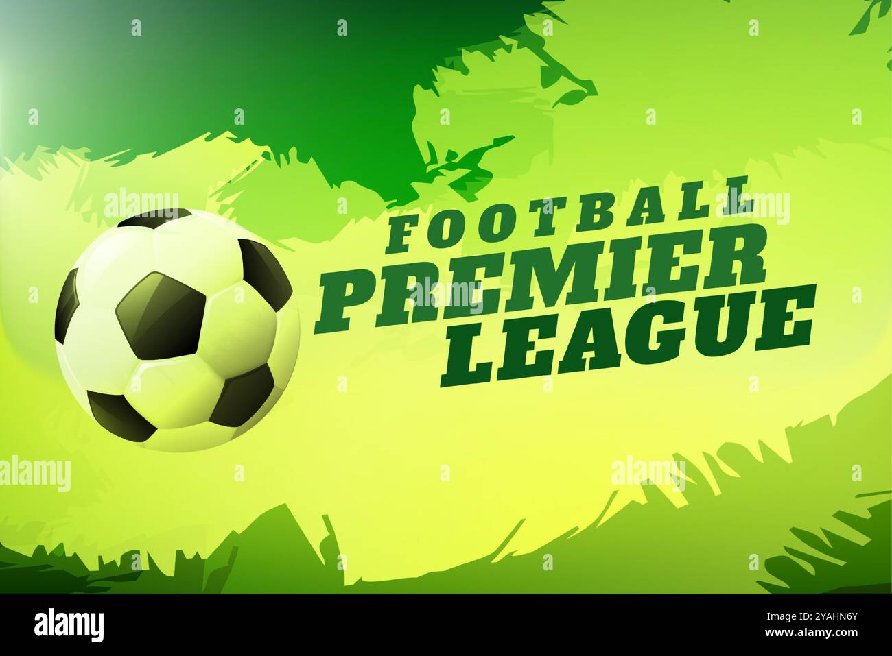 modern football premier league poster for athlete fitness and activity ...