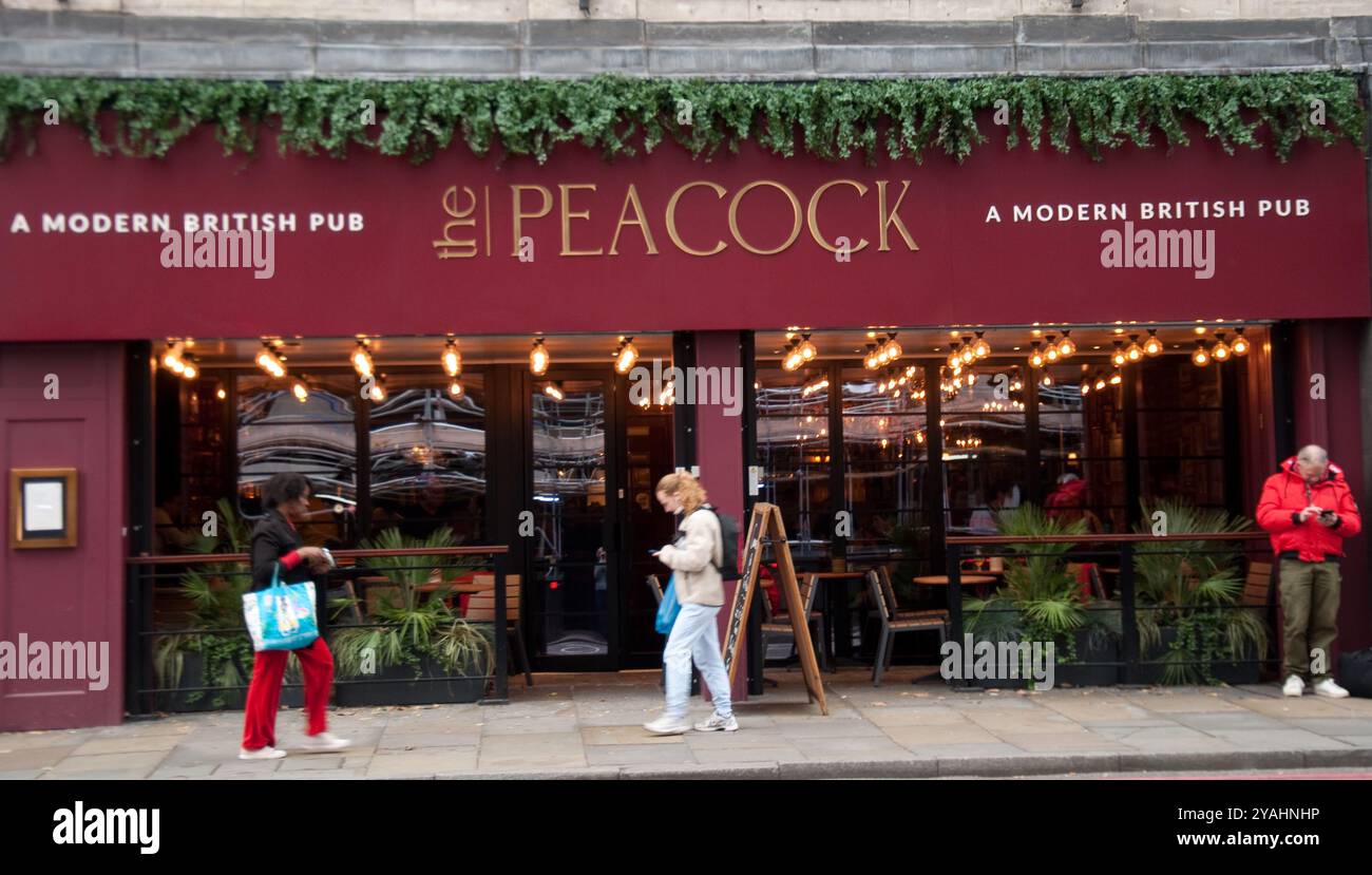 The Peacock - A Modern British Pub, Islington, London, UK Stock Photo ...