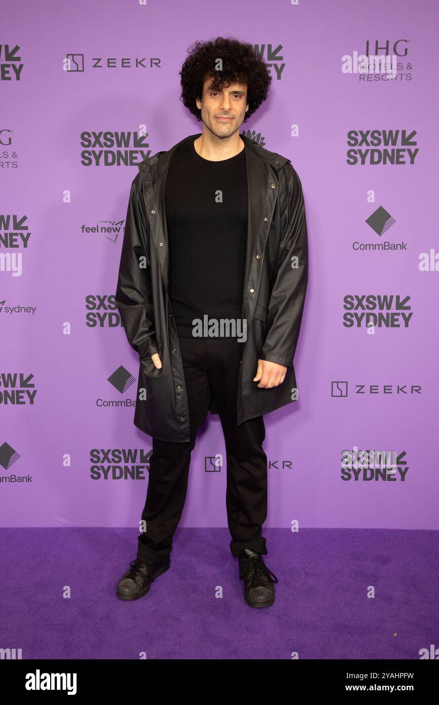 Sydney, Australia. 14th October 2024: Fayssal Bazzi arrives on the purple carpet for the ...