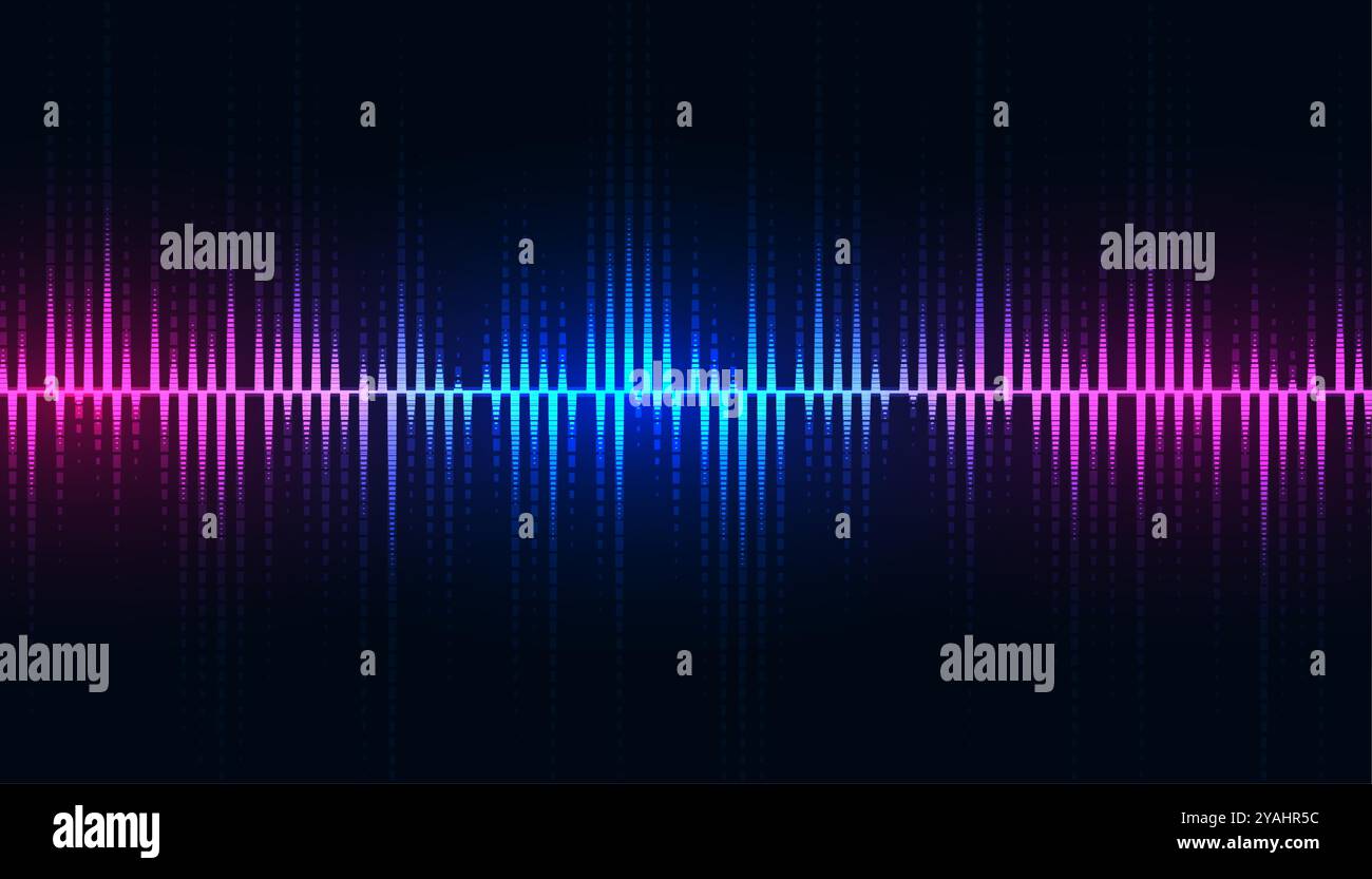 electronic audio track equalizer background for music concert vector ...