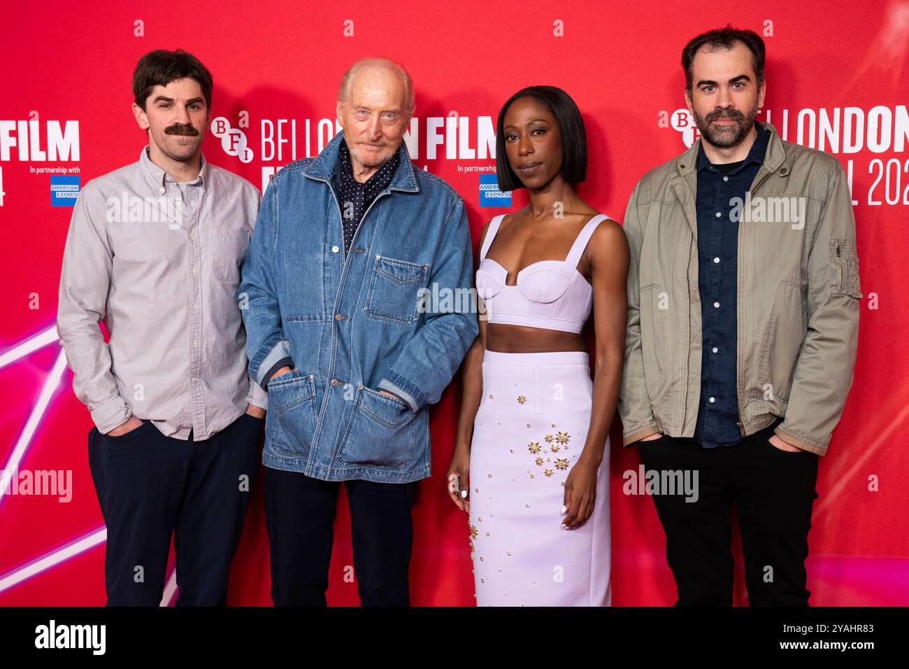 Director Evan Johnson, from left, Charles Dance, Nikki Amuka-Bird and ...