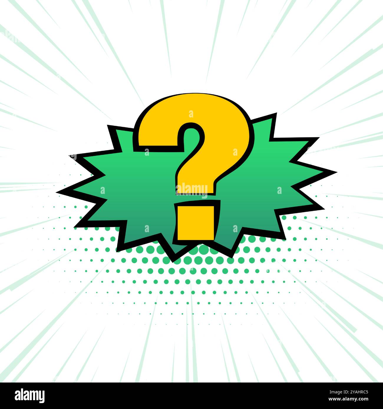 comic style question mark symbol background for social talk or speech ...