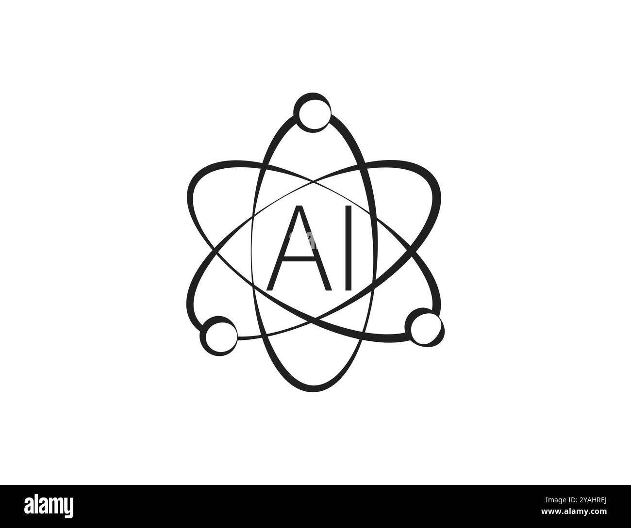 Ai, artificial intelligence icon. Vector illustration Stock Vector ...