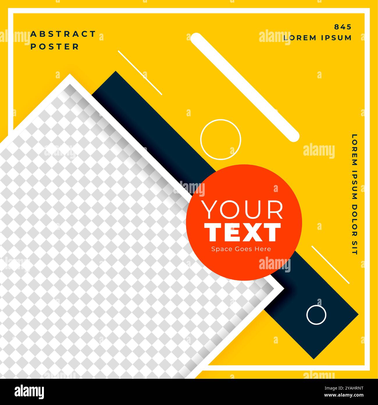 creative social media card with image or text space vector Stock Vector Image & Art - Alamy