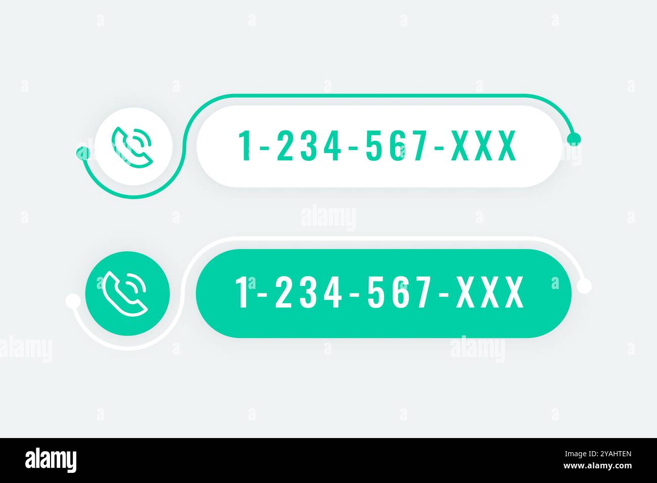 modern call us now template for business communication vector Stock ...