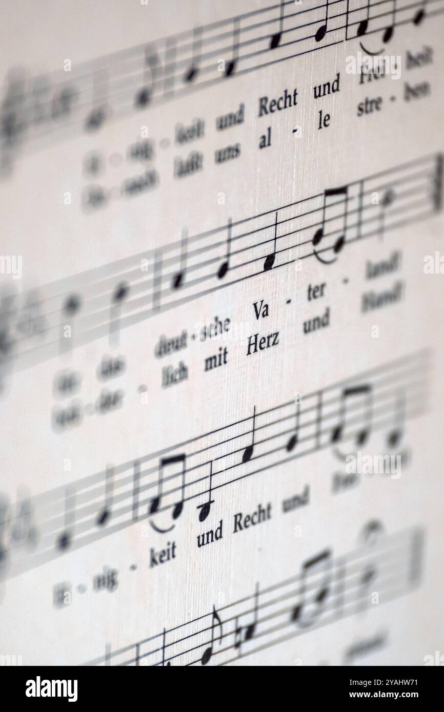 National anthem sheet music hi-res stock photography and images - Alamy