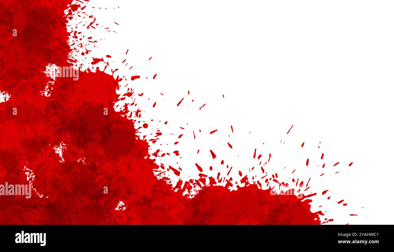 grungy red blood stain abstract backwound design vector Stock Vector ...