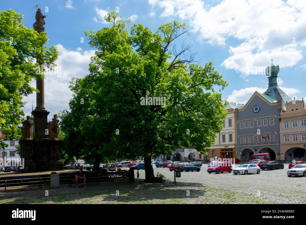 Litomerice peace square hi-res stock photography and images - Alamy
