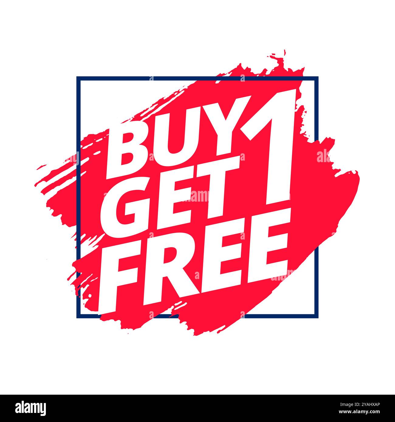modern buy one get one free template for online or retail store vector Stock Vector Image & Art ...