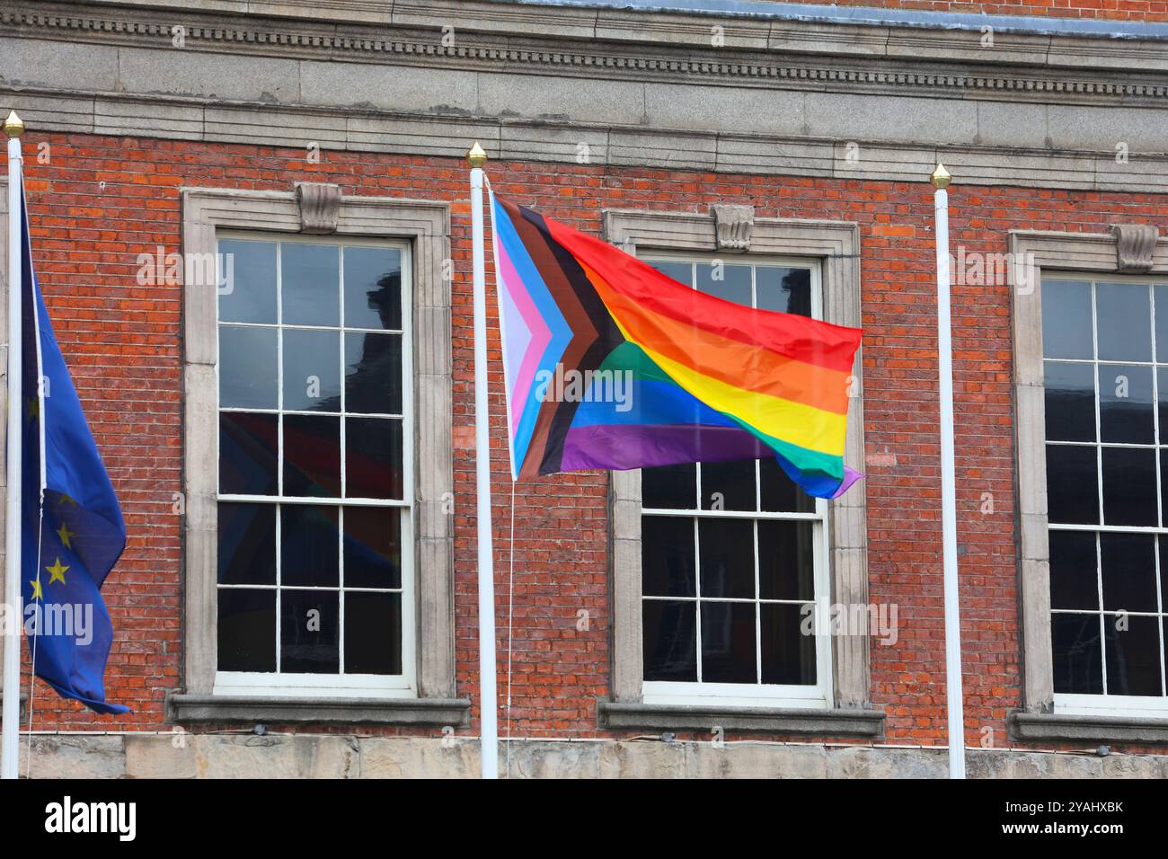 Dublin pride flag lgbt hi-res stock photography and images - Alamy