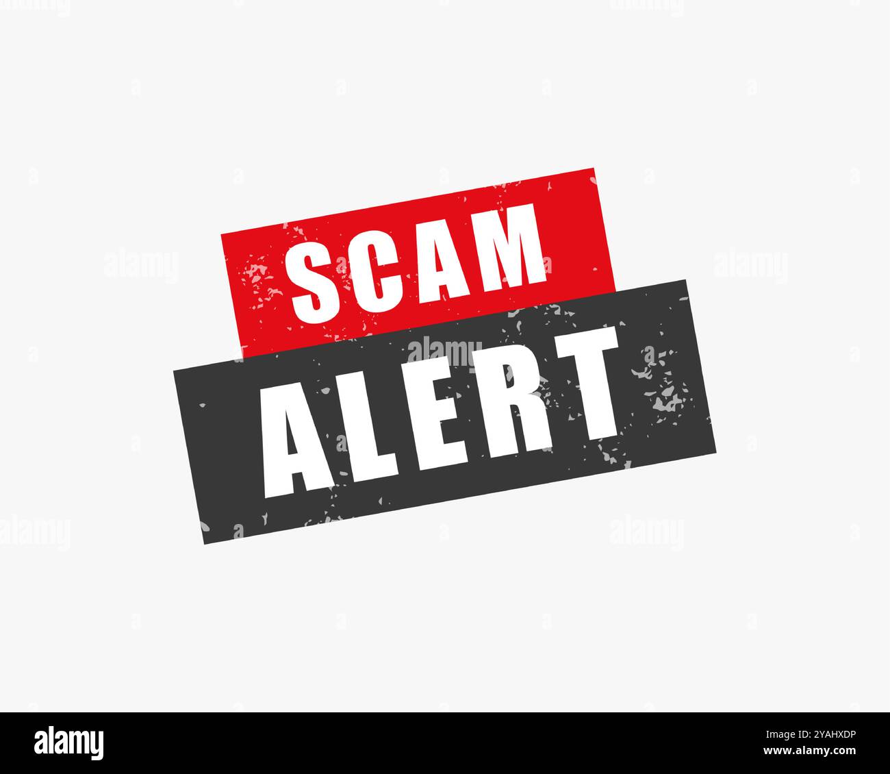 scam alert alarm background for protection of your device vector Stock ...