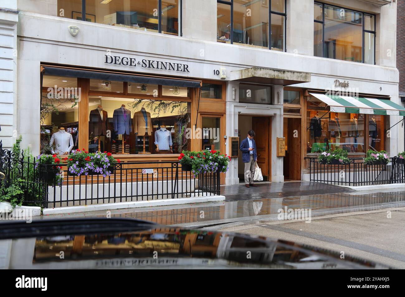 LONDON, UK - JULY 9, 2024: Dege and Skinner store and Drake's ...