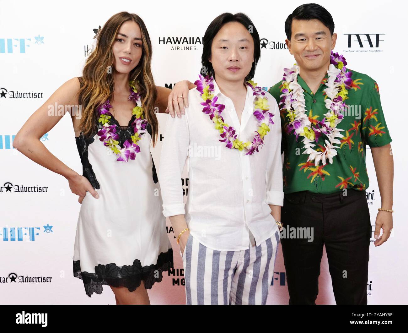 Los Angeles, USA. 13th Oct, 2024. (L-R) INTERIOR CHINATOWN Cast - Chloe ...