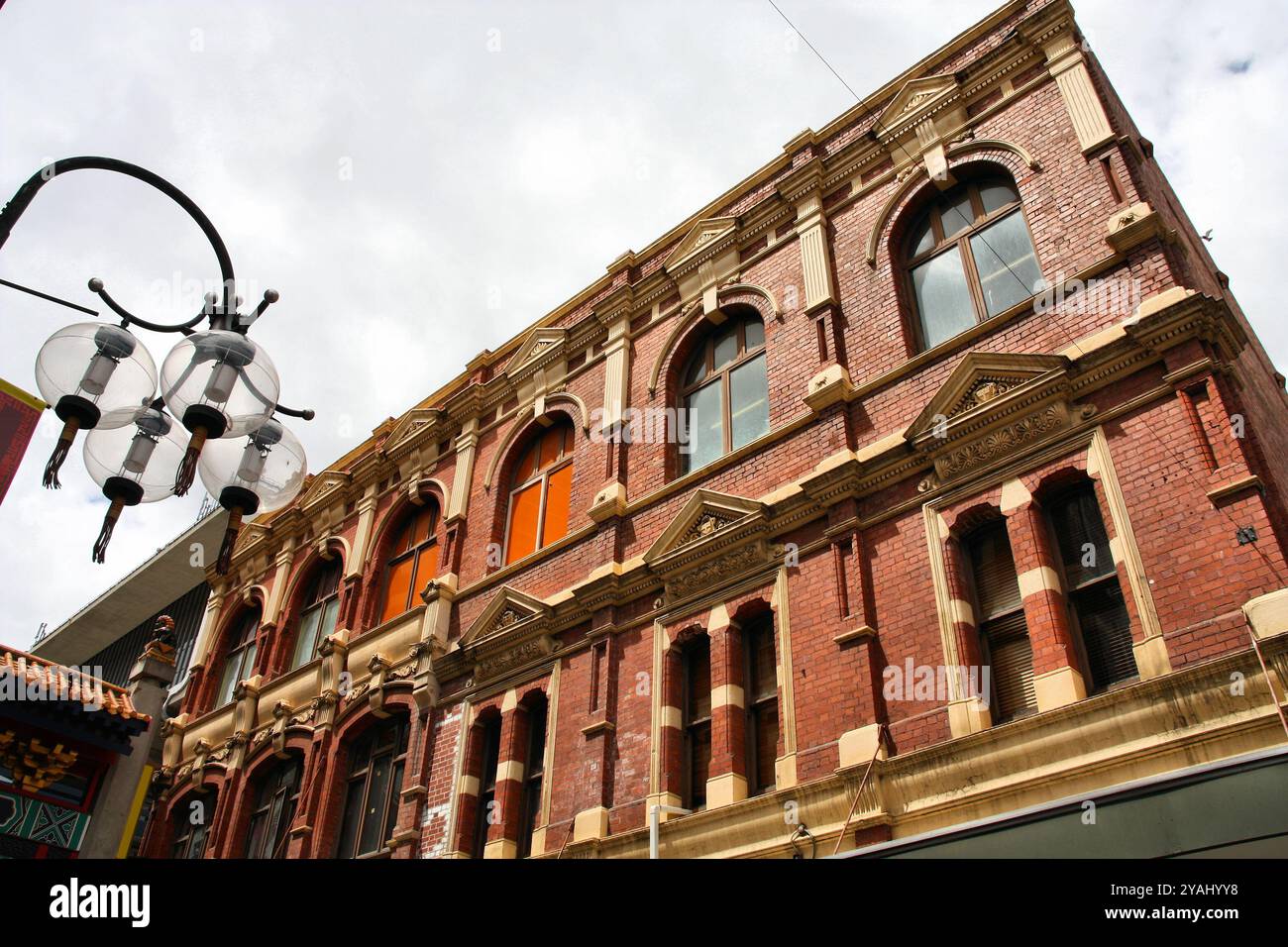 Melbourne city in Australia. Old colonial architecture Stock Photo - Alamy