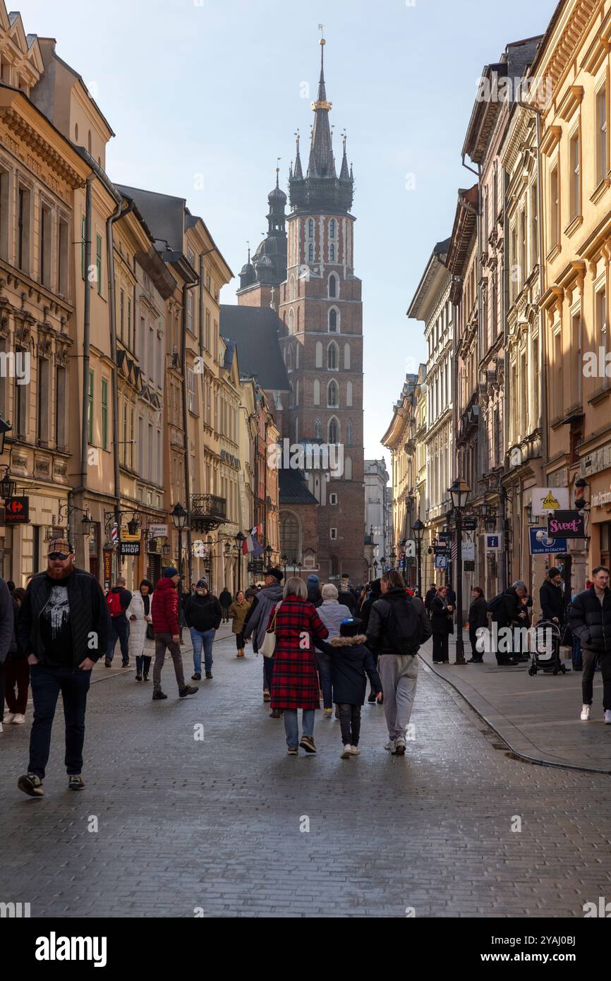 St florian's street krakow hi-res stock photography and images - Alamy