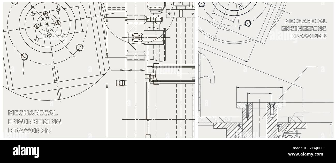 Drafting blueprints Stock Vector Images - Alamy
