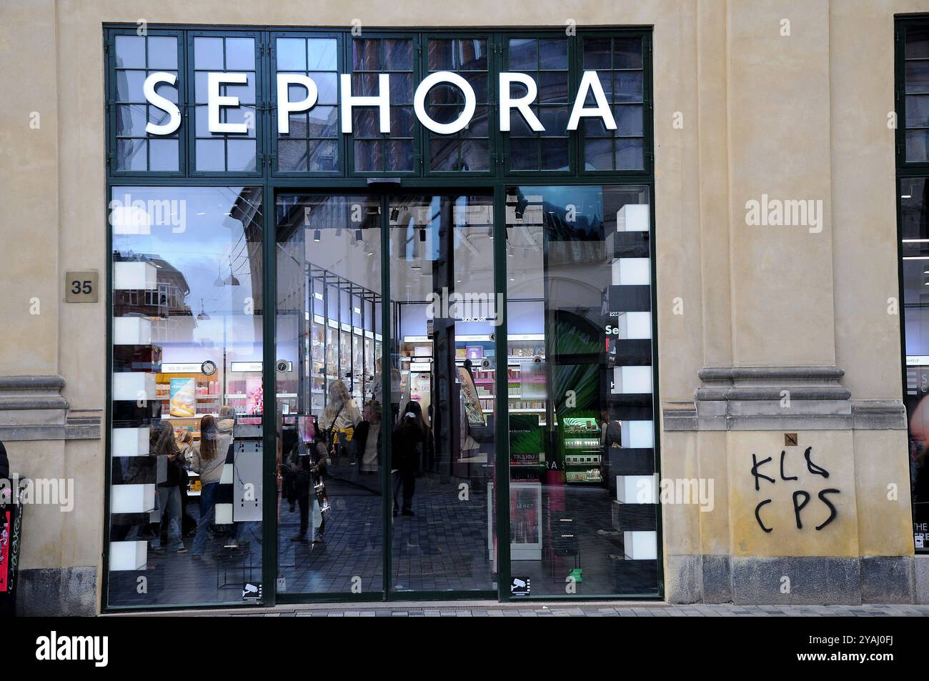 Copenhagen/ DenmarK/14 October 2024/Sephora store on kobmagergade in ...