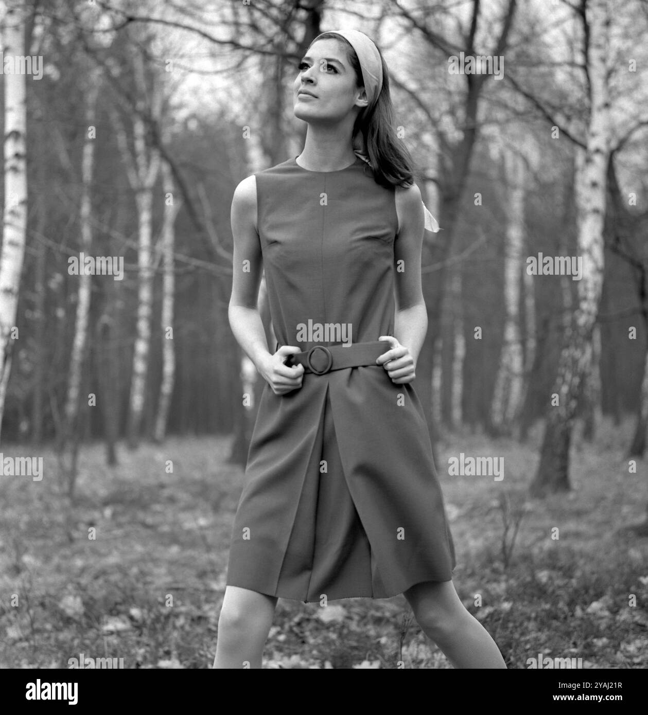 01.03.1971, German Democratic Republic, , Berlin - Advertisement for fashion magazines: model ...