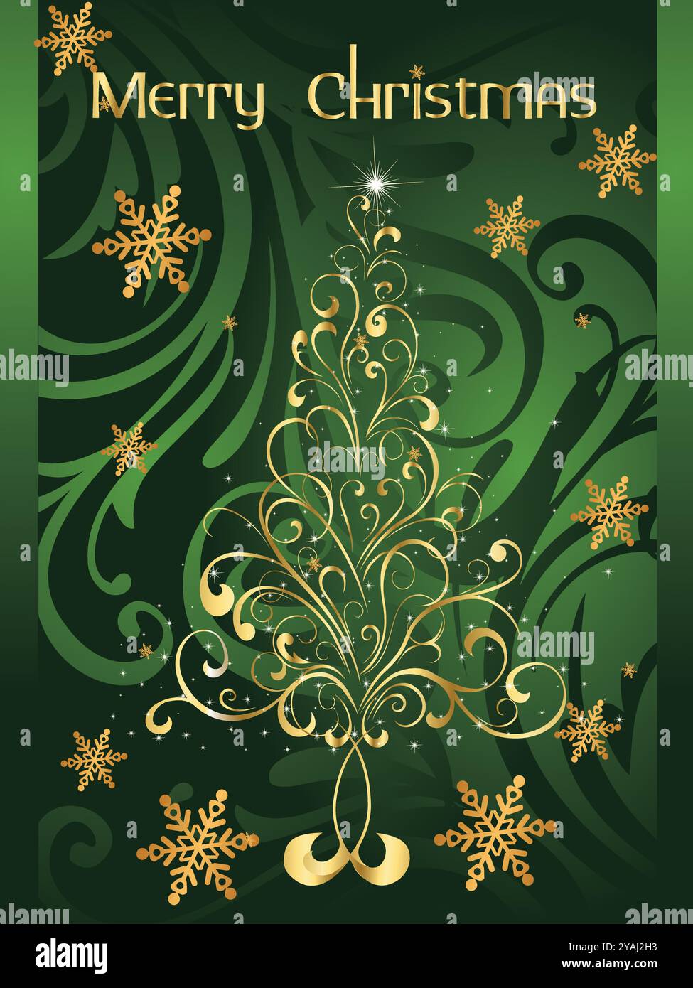 Star of leaves background Stock Vector Images - Alamy