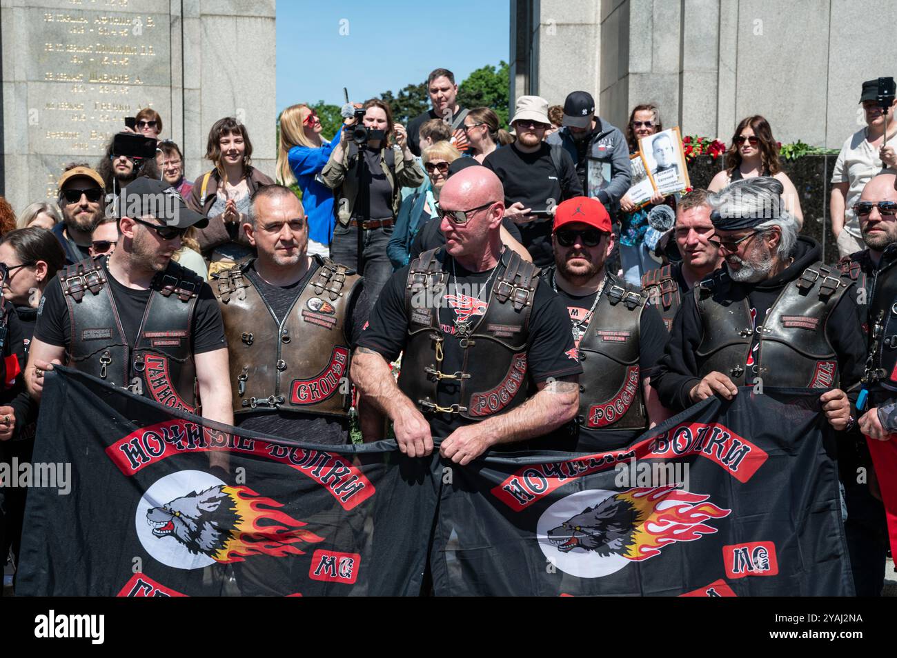 09.05.2024, Germany, , Berlin - Europe - members and supporters of the ...
