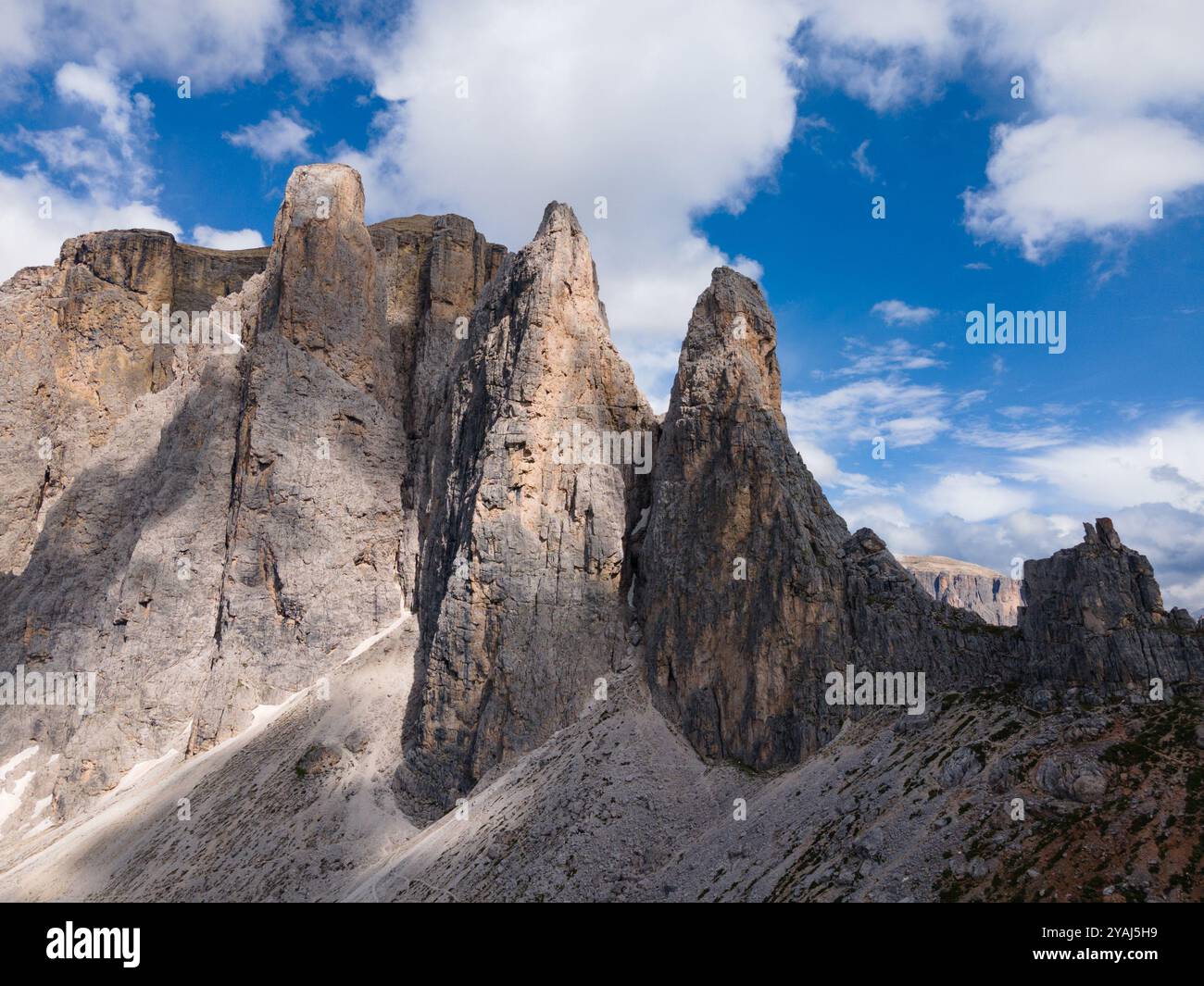 Torri del Sella towers. Sella Pass, Fassa and Gardena Valley ...