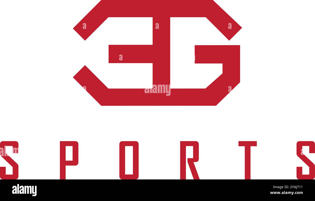 3 three G sports logo design Stock Vector Image & Art - Alamy