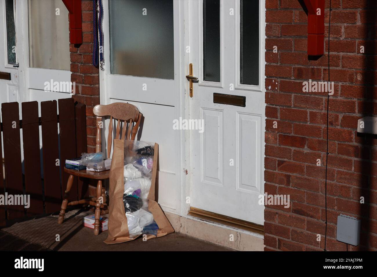 Used forensic overalls at the scene in the Windmill Court area of ...