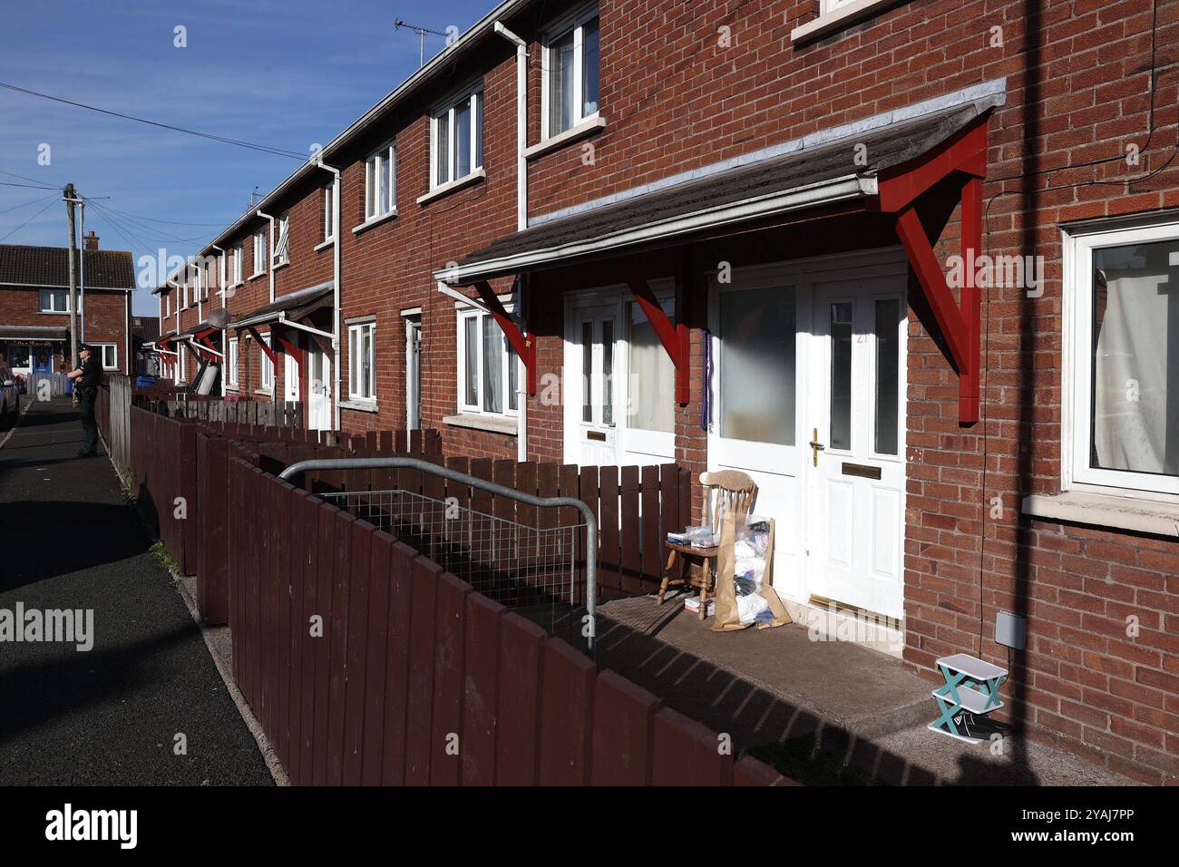 Used forensic overalls at the scene in the Windmill Court area of ...