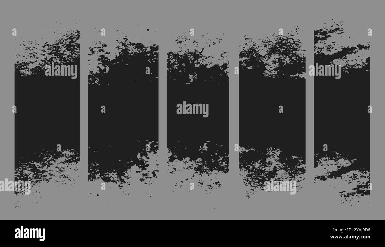 collection of abstract distress texture background design vector Stock ...