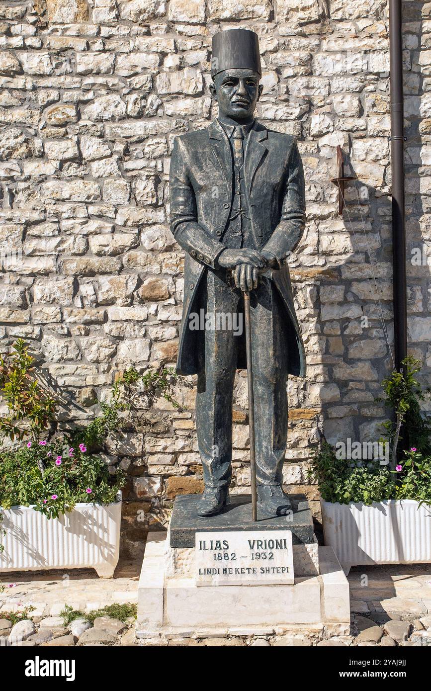 statue. Ilias bej Vrioni (1 January 1882 – 12 March 1932) was an ...
