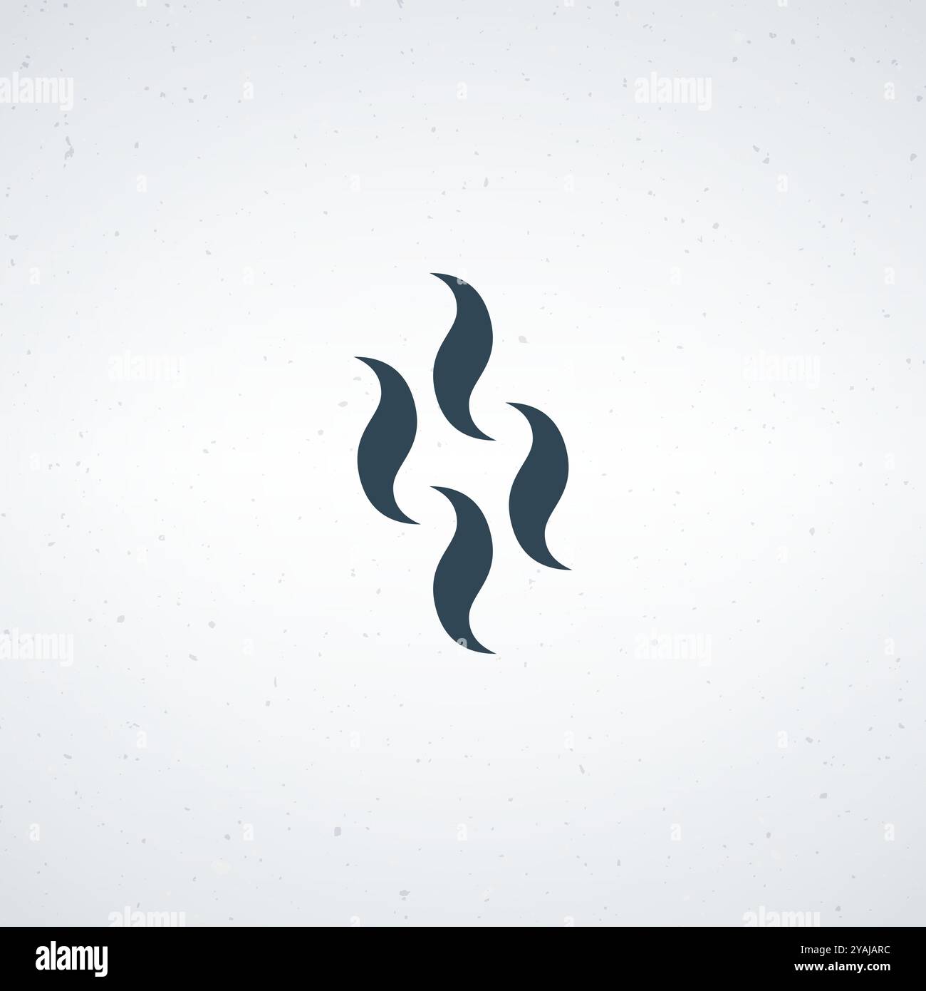doodle smoke steam heat hot vapor icon vector illustrationisolated on ...