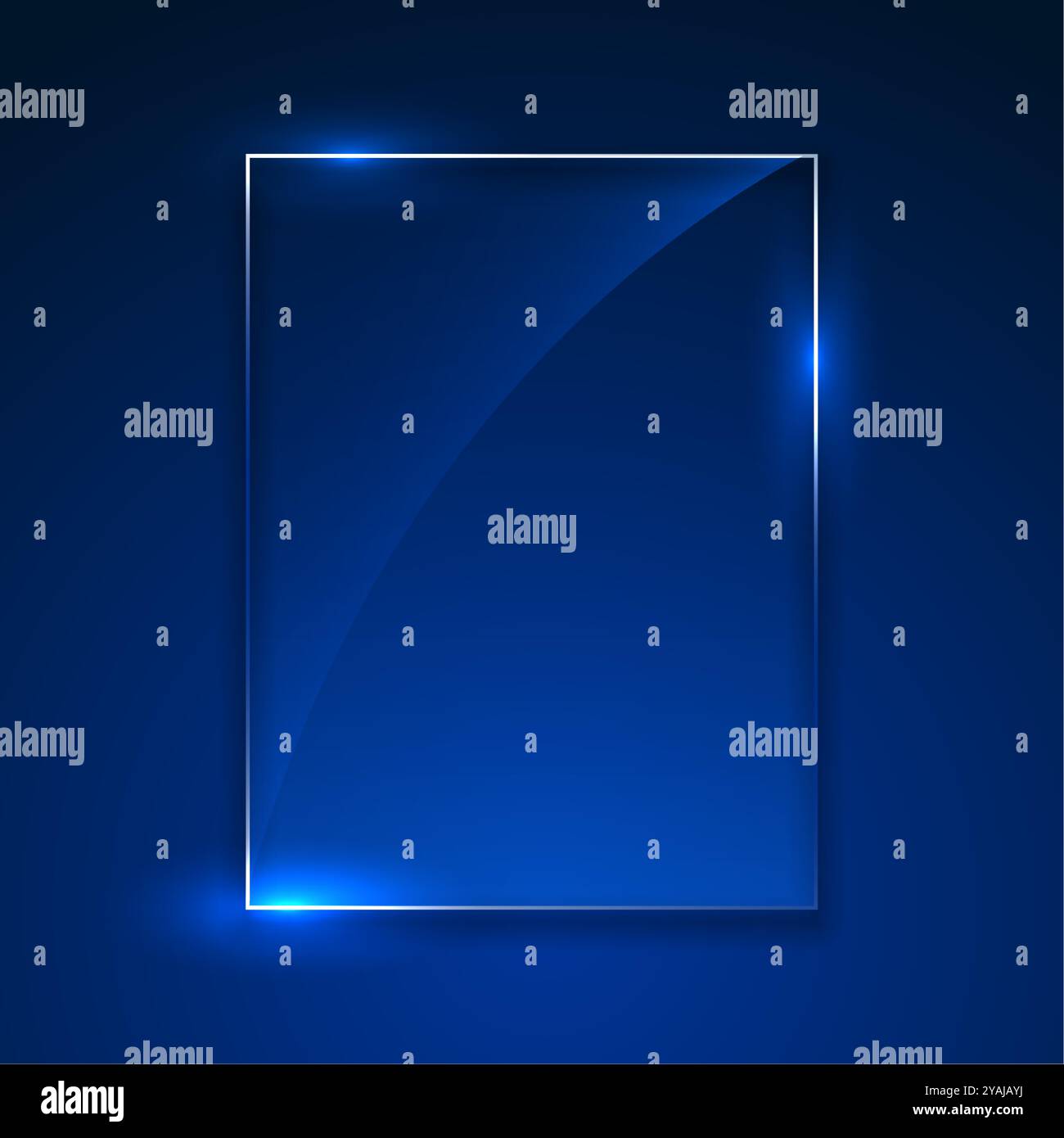 shiny and clear glass frame background for perfect texture vector Stock ...