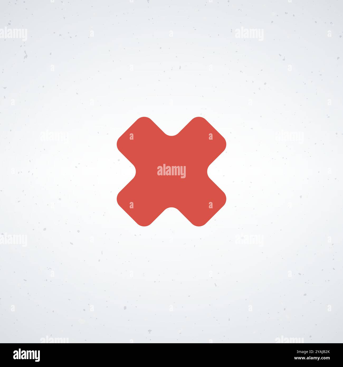 red x ban cross Stock vector illustration isolated Stock Vector Image ...