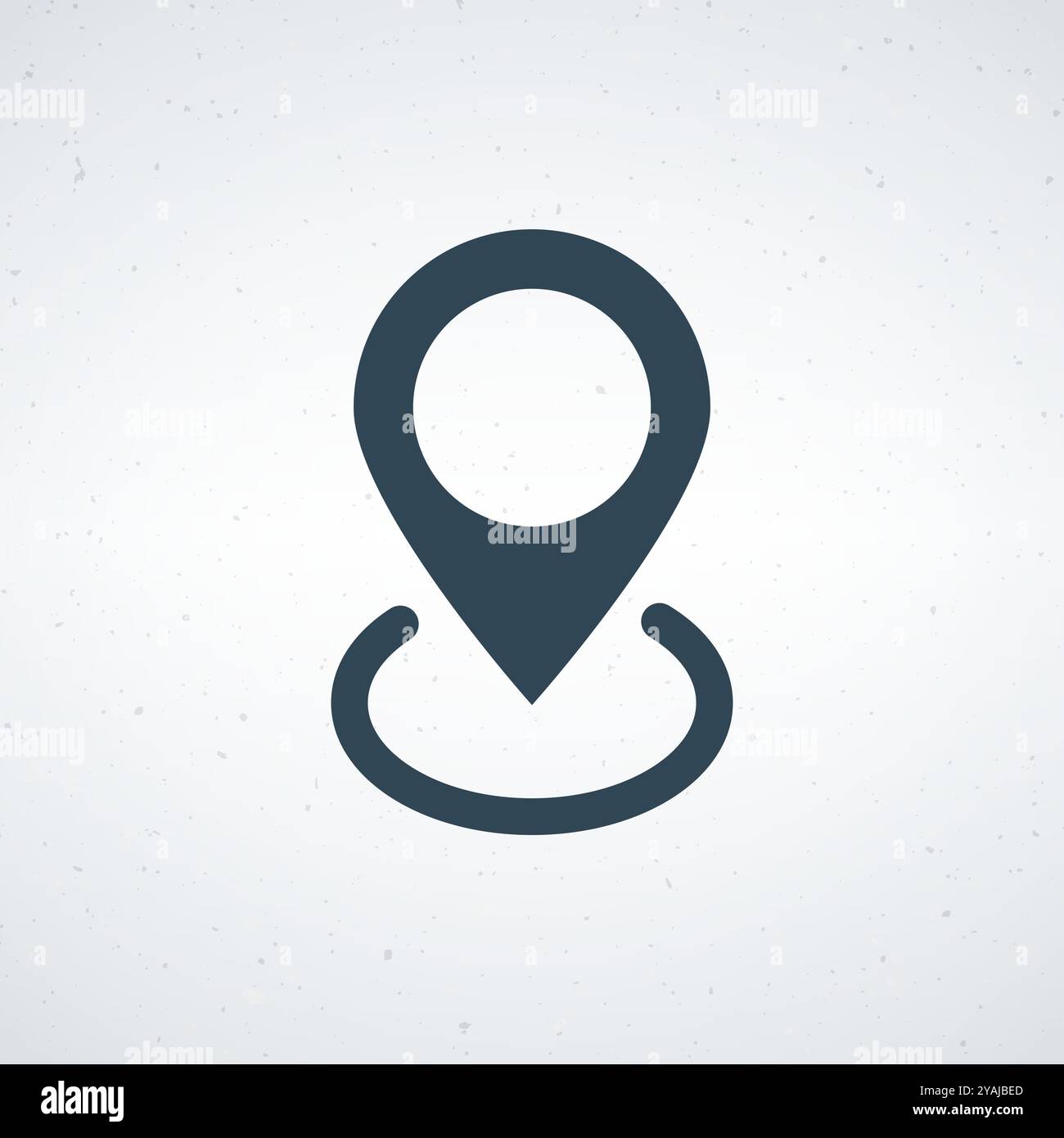 map pin location indicator black simple background vector illustration ...