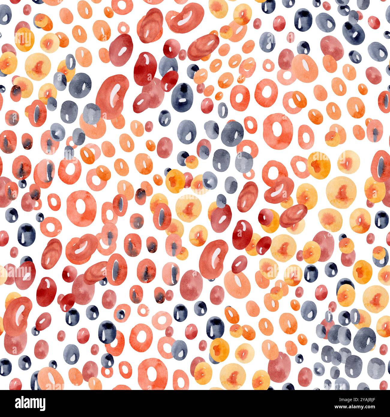 Seamless dots spotted pattern hi-res stock photography and images - Alamy
