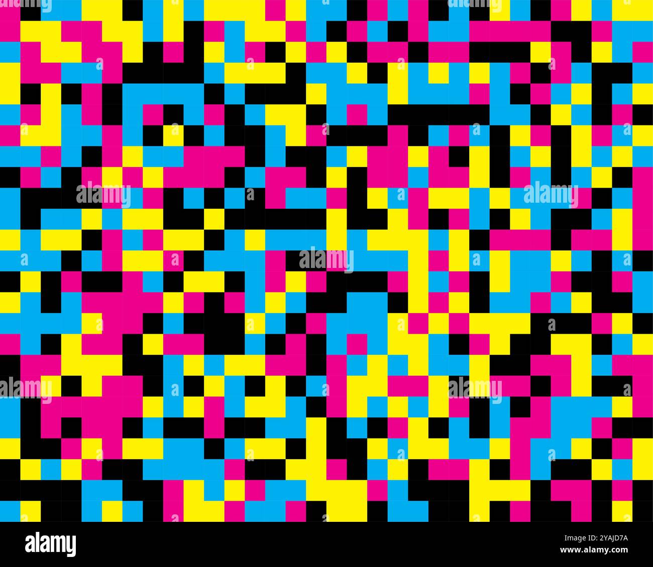 Yellow pixel backdrop Stock Vector Images - Alamy