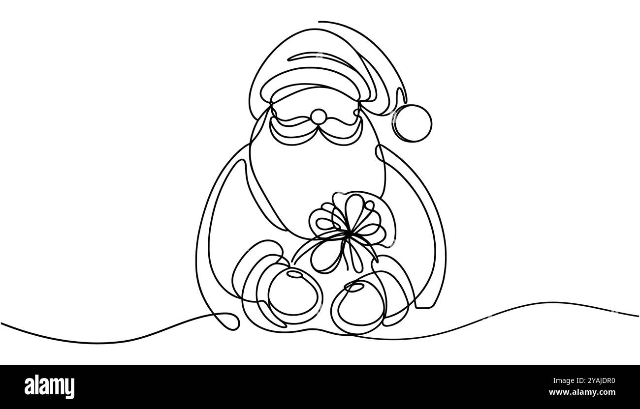 Santa claus continuous one hi-res stock photography and images - Alamy