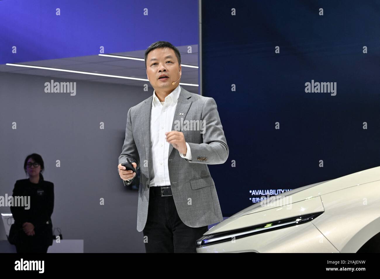 Paris, France. 14th Oct, 2024. He Xiaopeng, Chief Executive Officer of ...
